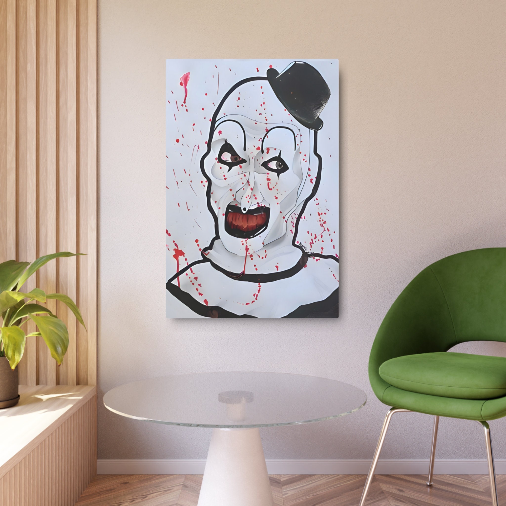 Art the Clown Metal Art Sign Clowncore Clown Art Metal Clown - Etsy