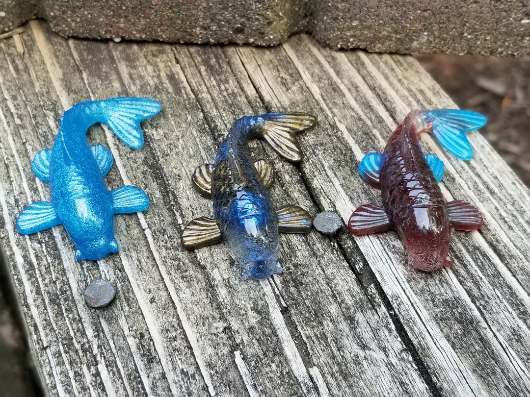 Set of 3 Fish , Refrigerator Magnets, Koi - Etsy