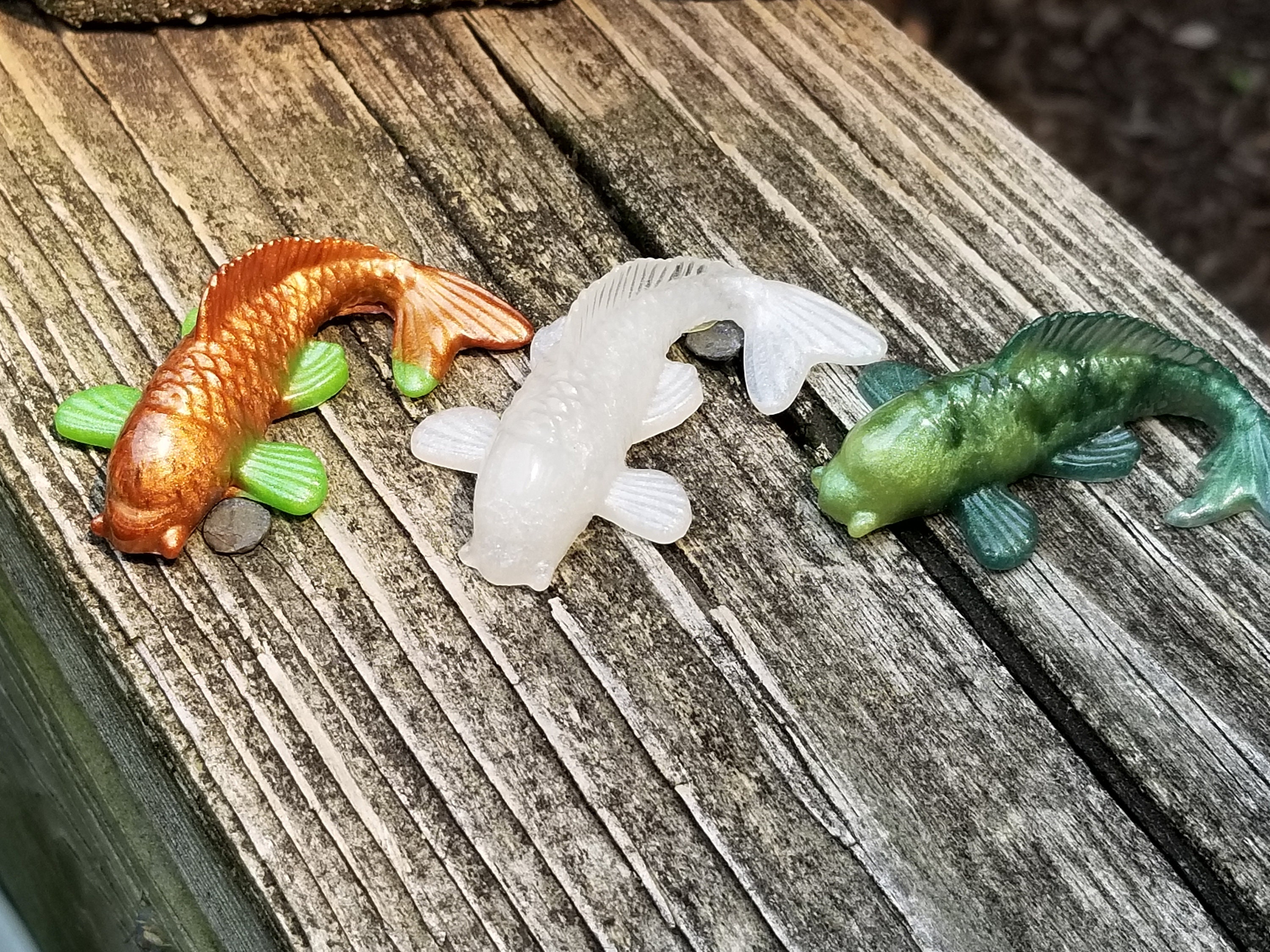 Set of 3 Fish , Refrigerator Magnets, Koi - Etsy