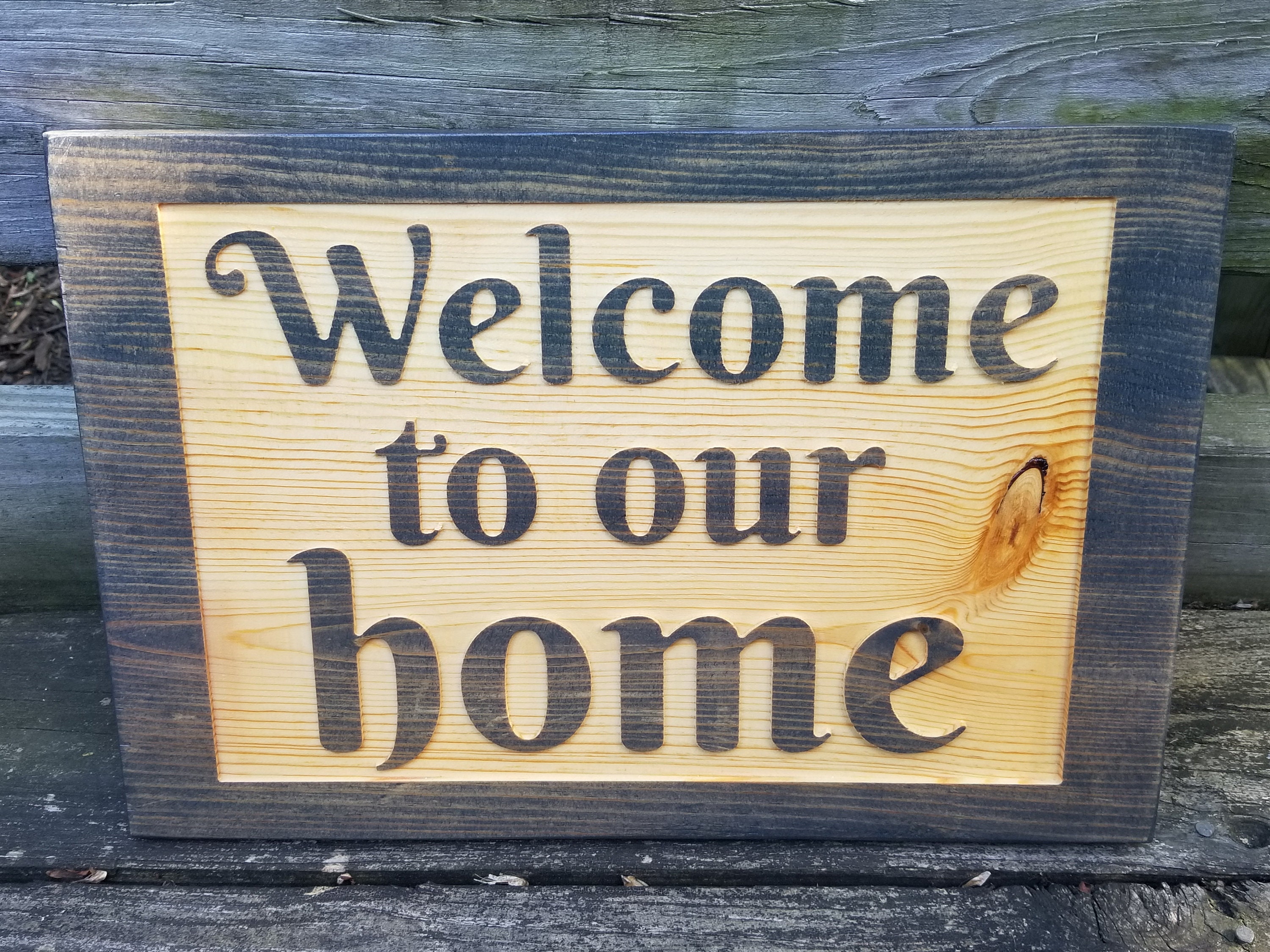 Welcome to Our Home, Good Entry Sign, Home Sign, Recycled Wood - Etsy