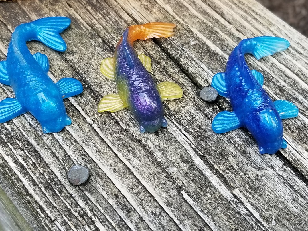 Set of 3 Fish , Refrigerator Magnets, Koi - Etsy