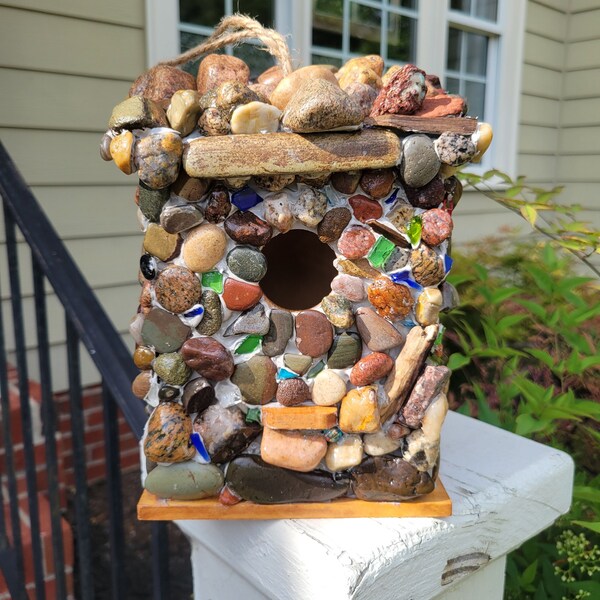 Stone Birdhouse - Etsy