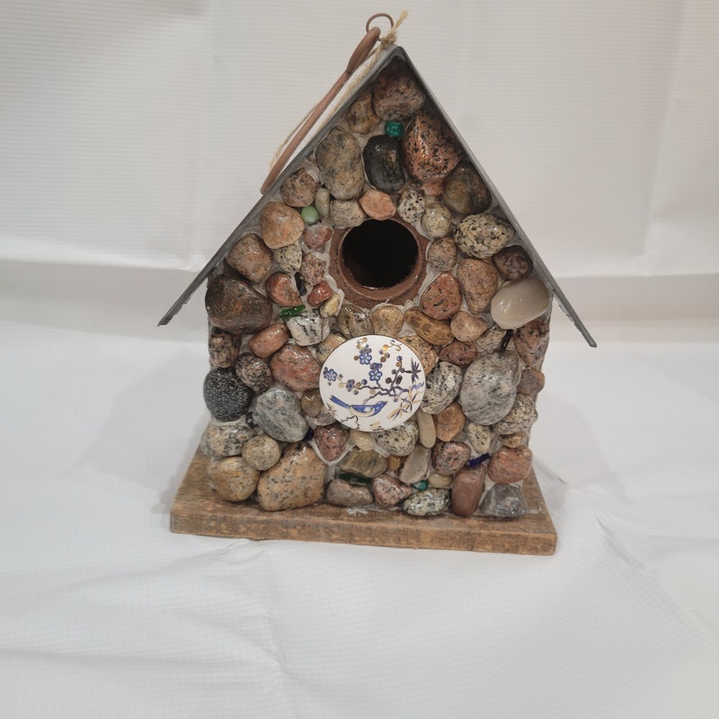 Rock Birdhouse - Etsy