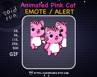 ANIMATED Easter Emote | White Cat Easter Egg Walk for Twitch & Discord ...