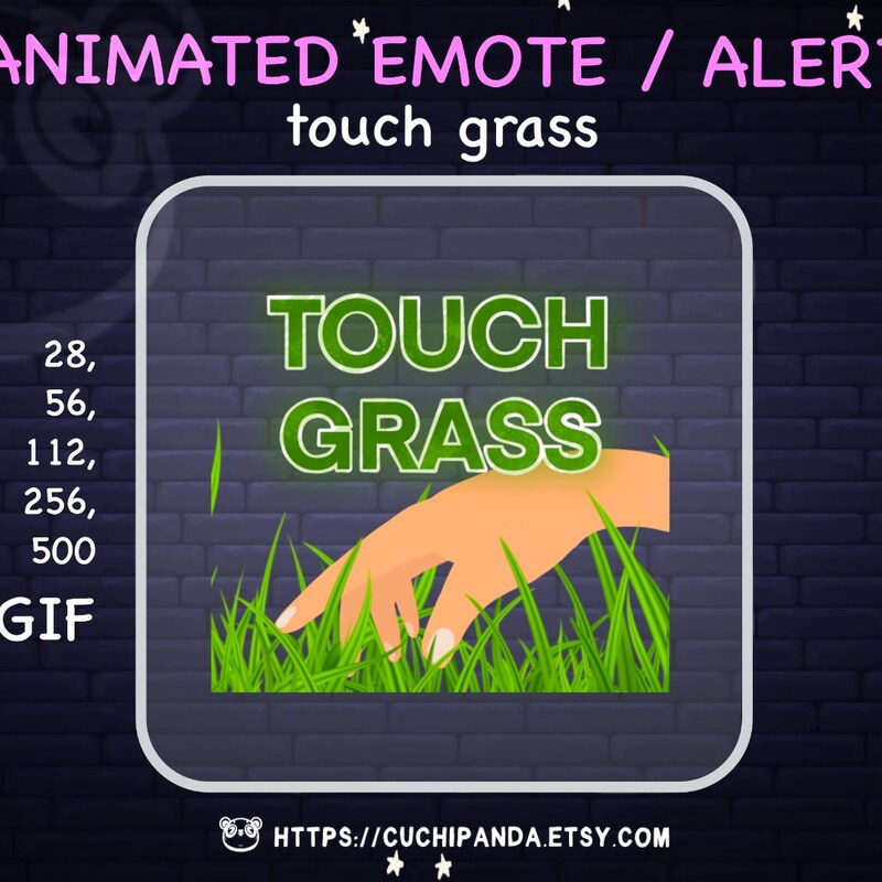 Touch Grass Discord - Etsy
