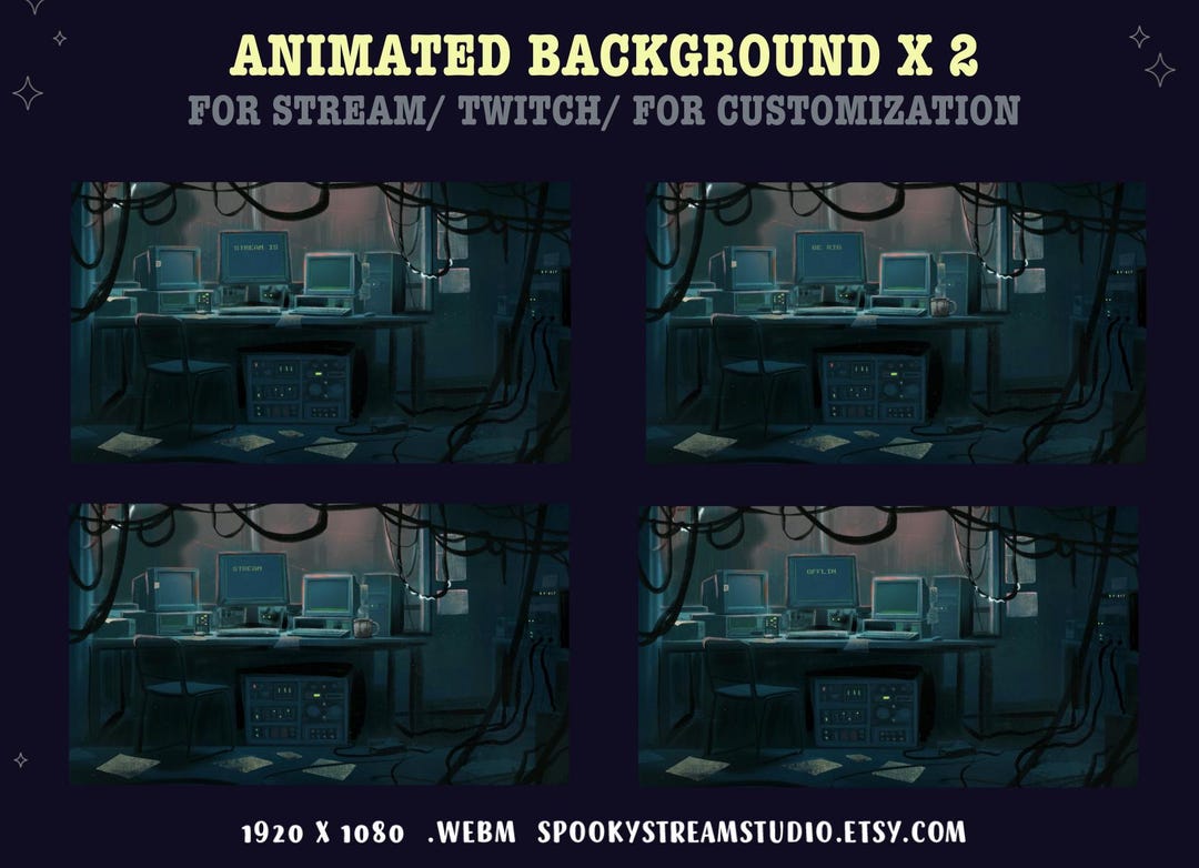 Post-apocalyptic Laboratory Animated Screens | Cyberpunk Sci-fi Lab ...