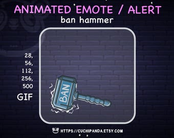 Animated Emote BAN - Etsy