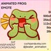 Animated Frog Shout Emote, Emoji, Alert Kawaii for Twitch, Discord ...