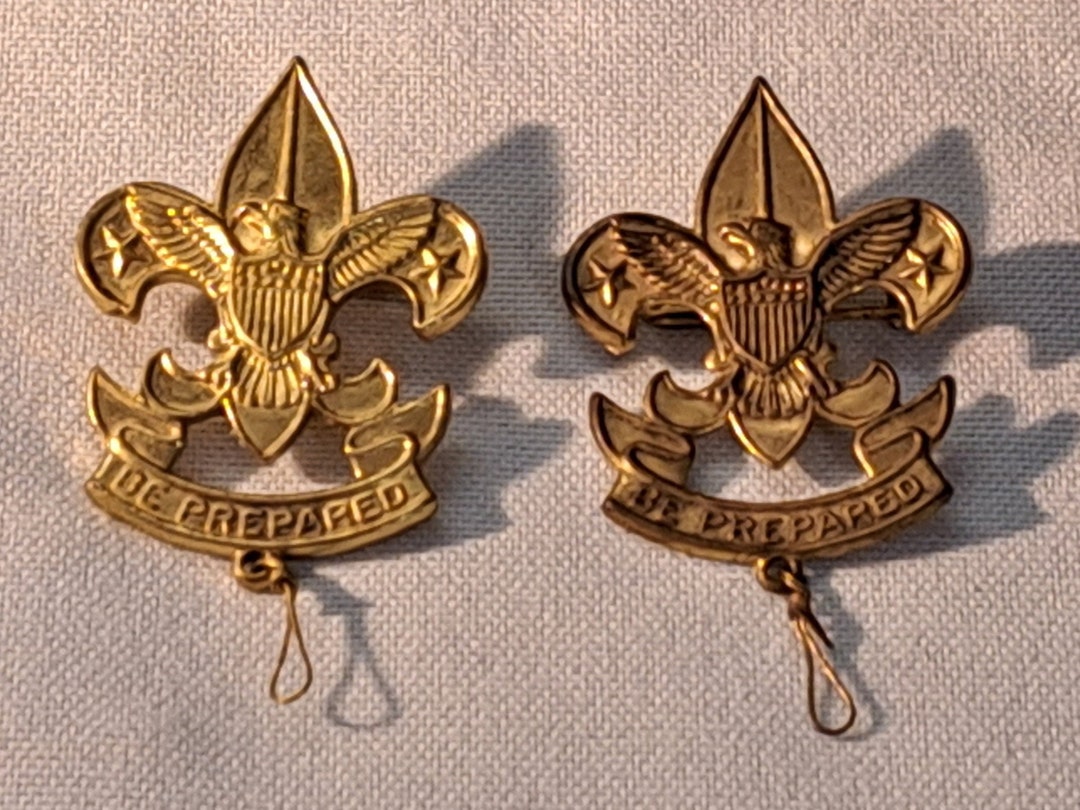 1911 Boy Scout First Class LARGE Rank GOLD Pin BSA Hat Pin Uniform Sash ...