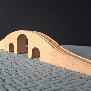 Wooden Railway BRIDGE Span Tunnel Overpass Lot 16 With Additional ...