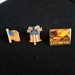 PATRIOTIC Pin Lot Vintage American Flag Liberty Bell Flag With Eagle ...