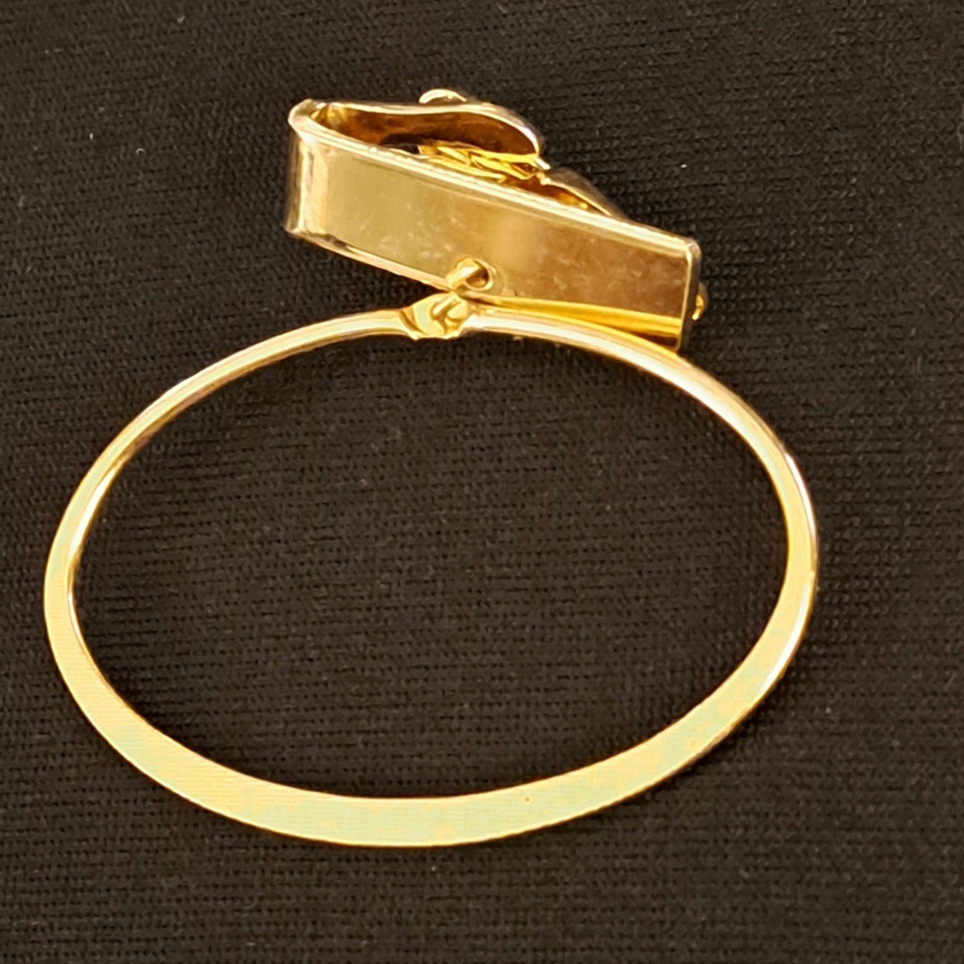 SWANK Tie Clip With Gold Tone Tie Ring 1950s Mid-century Men's Stylish ...