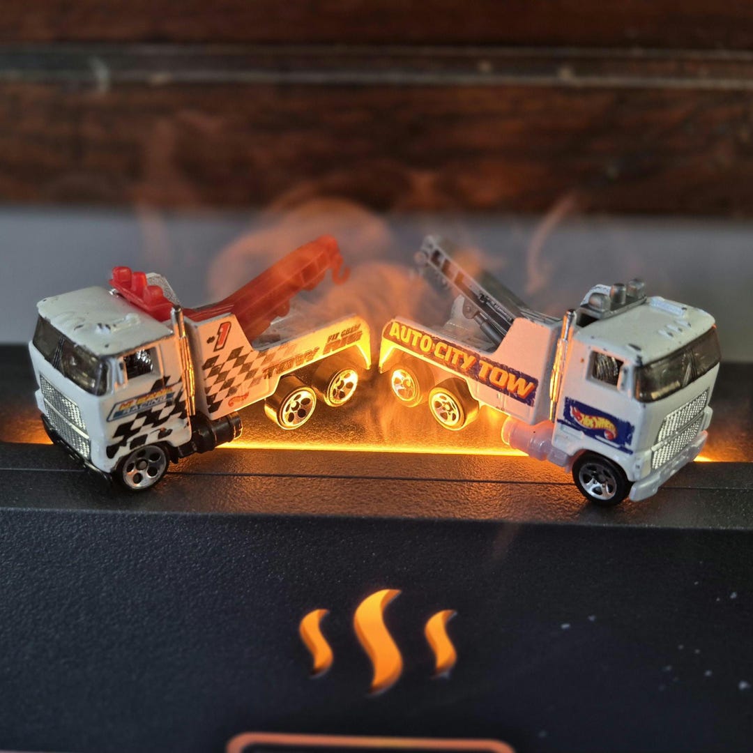 Hot Wheels Vintage Rig Wrecker Lot Heavy Duty Tow Trucks Ford CL9000 ...