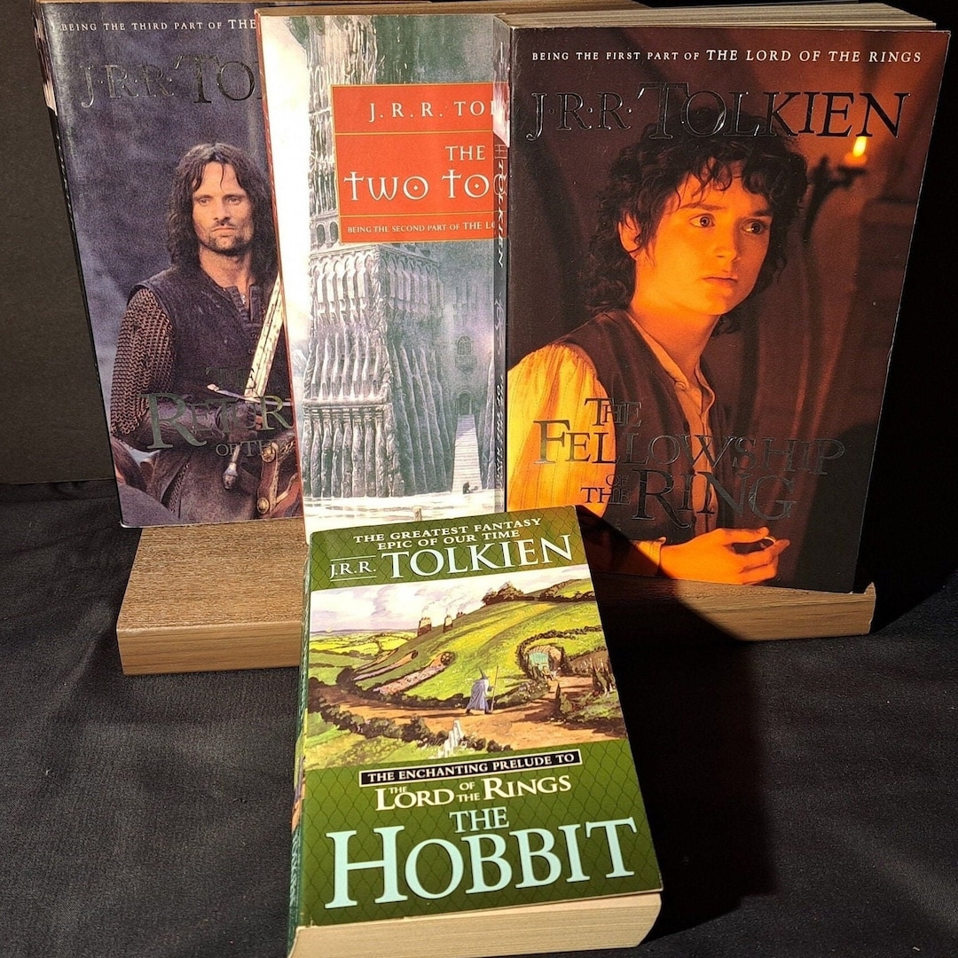 TOLKIEN the Hobbit & Lord of the Rings Book Bundle Complete Tolkien Set ...