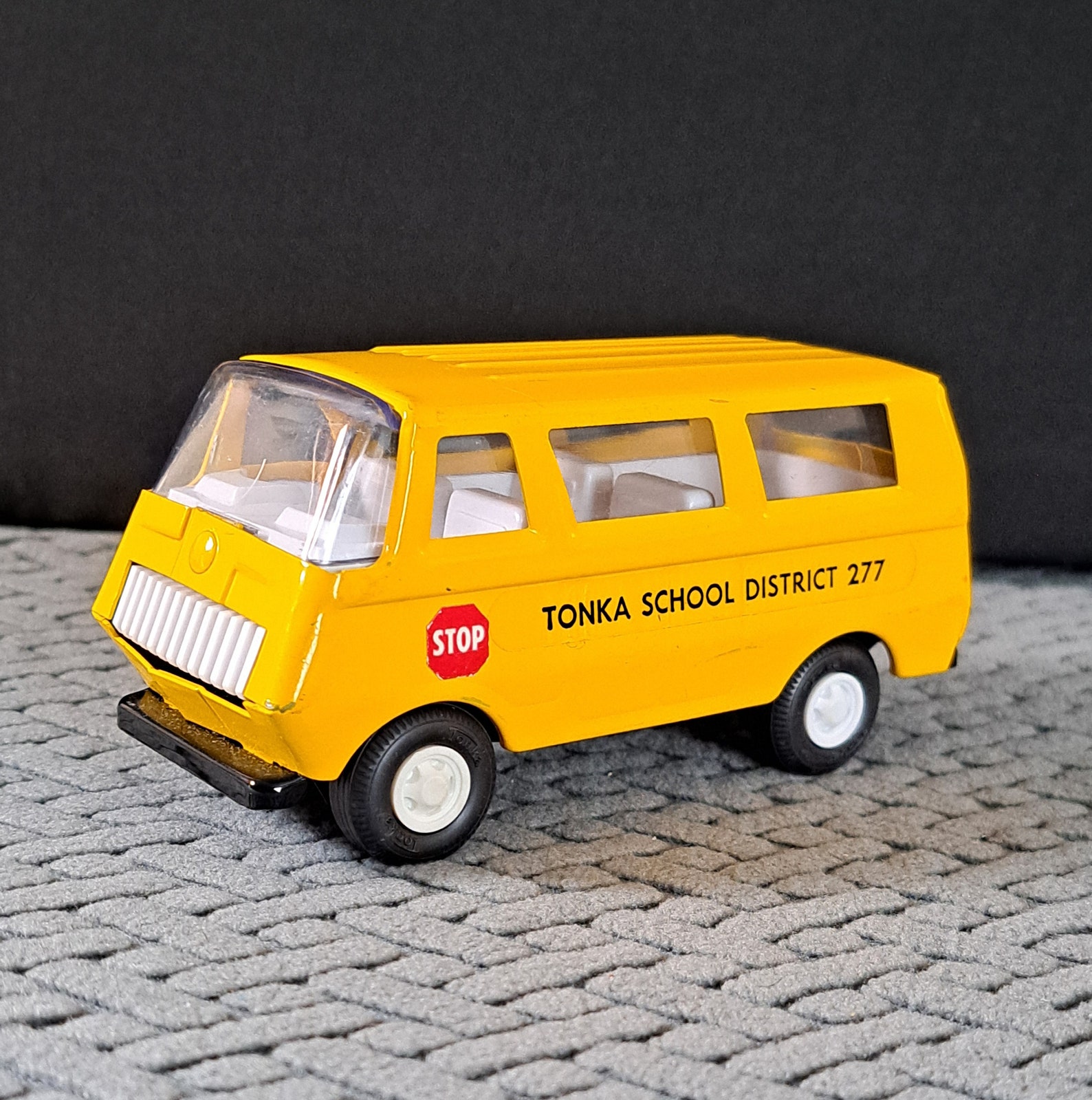 1970s TONKA Yellow School Bus District 277 Pressed Steel Tonka Toy Made ...
