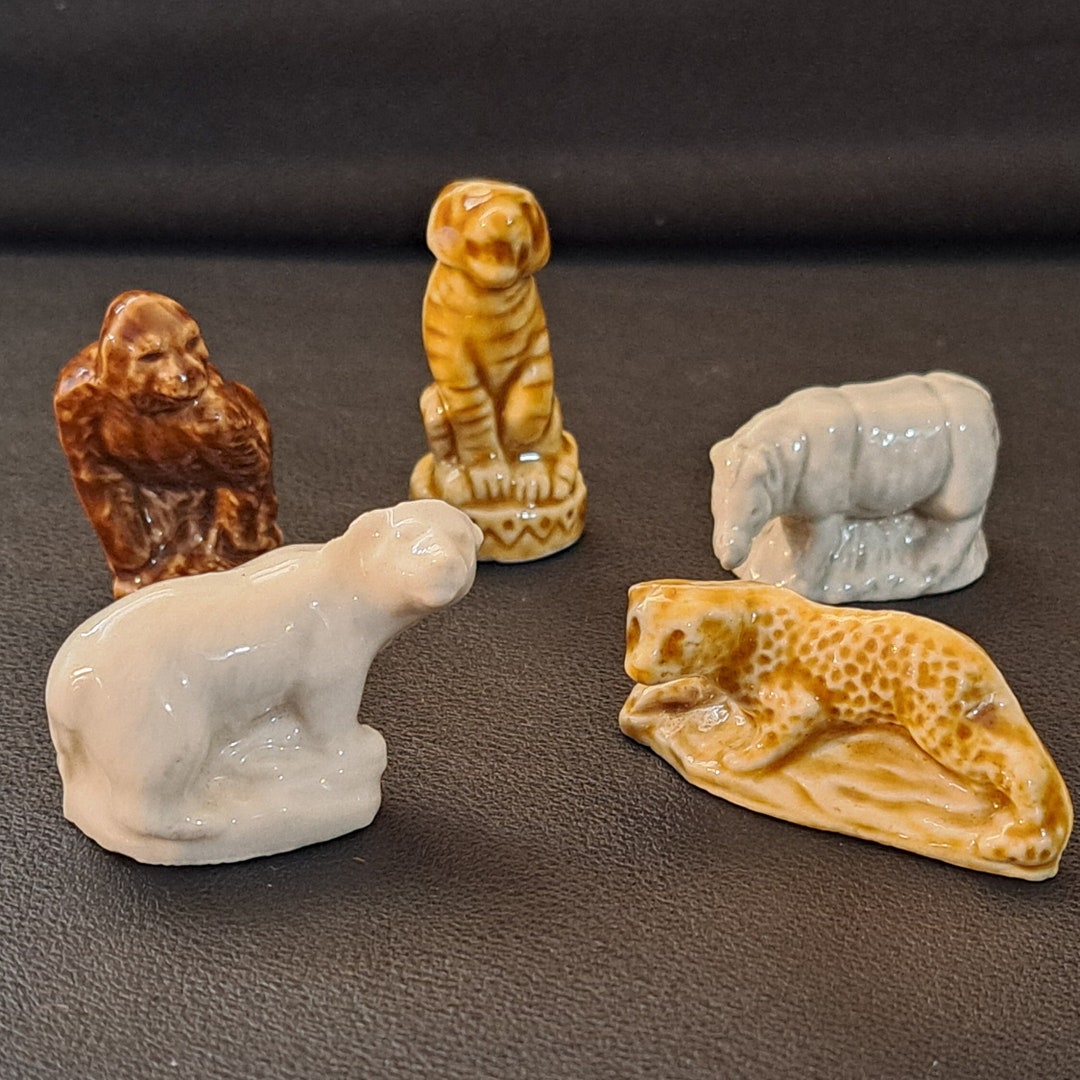 WADE Whimsies COLLECTION Tiger Leopard Gorilla Rhino Polar Bear Lot ...