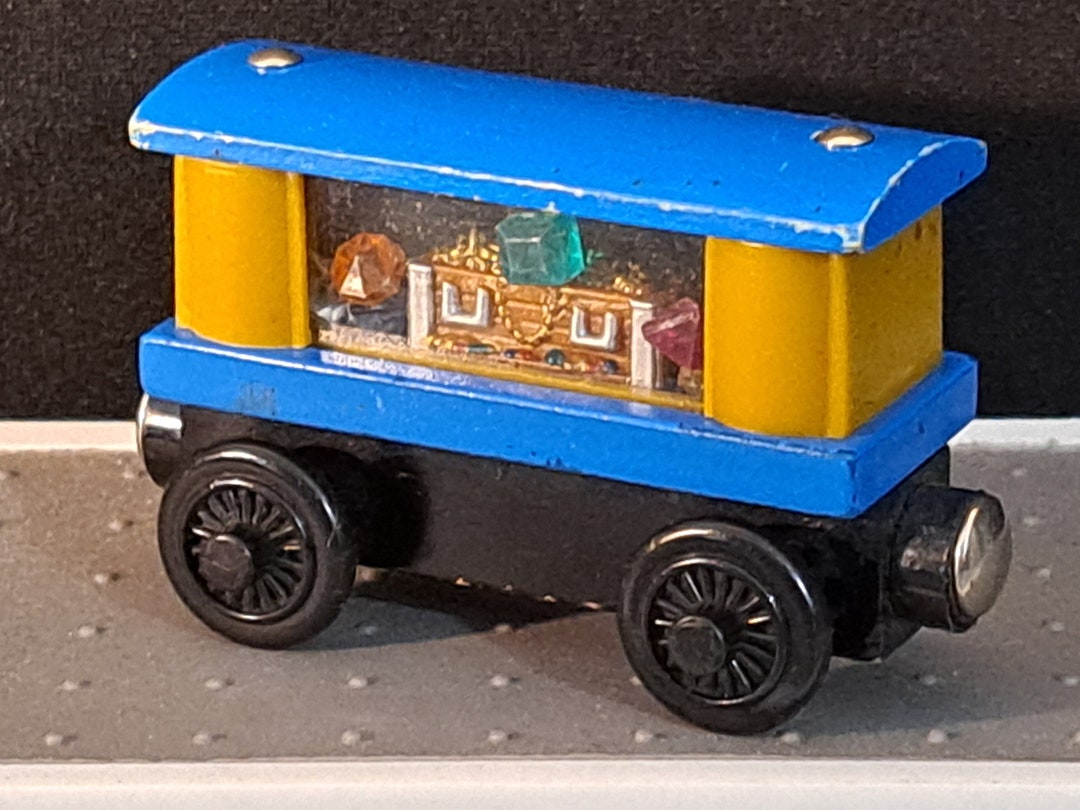 JEWEL Car THOMAS Train Rare Wooden Railway Treasure Chest Gems Cargo ...