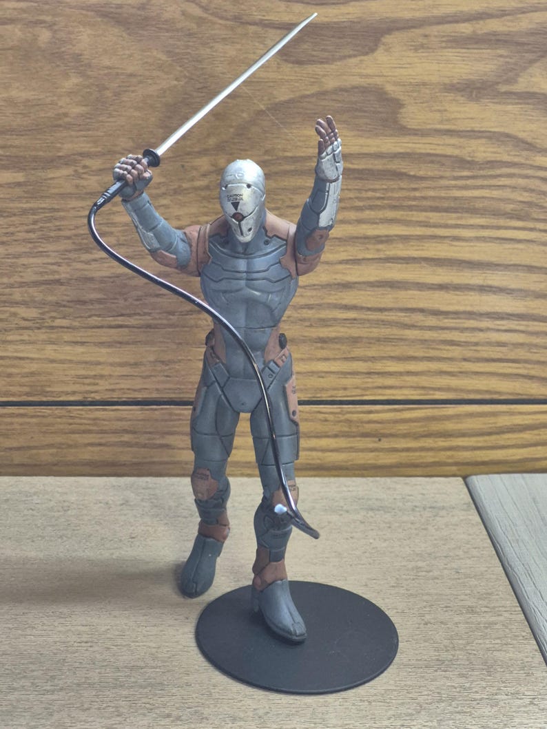 Metal Gear Solid Action Figure Gray Fox Cyborg Ninja 1999 Mcfarlane ...