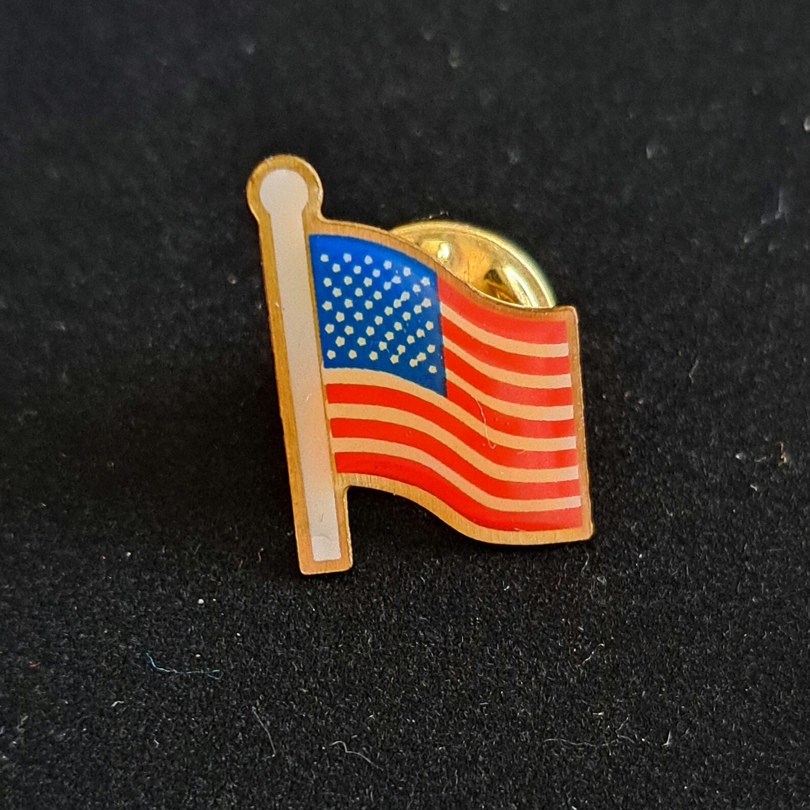 PATRIOTIC Pin Lot Vintage American Flag Liberty Bell Flag With Eagle ...