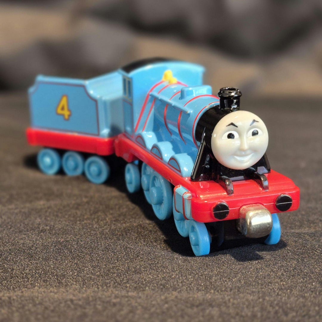 Thomas & Friends GORDON #4 Train With Tender Take-n-play Railroad BIG ...