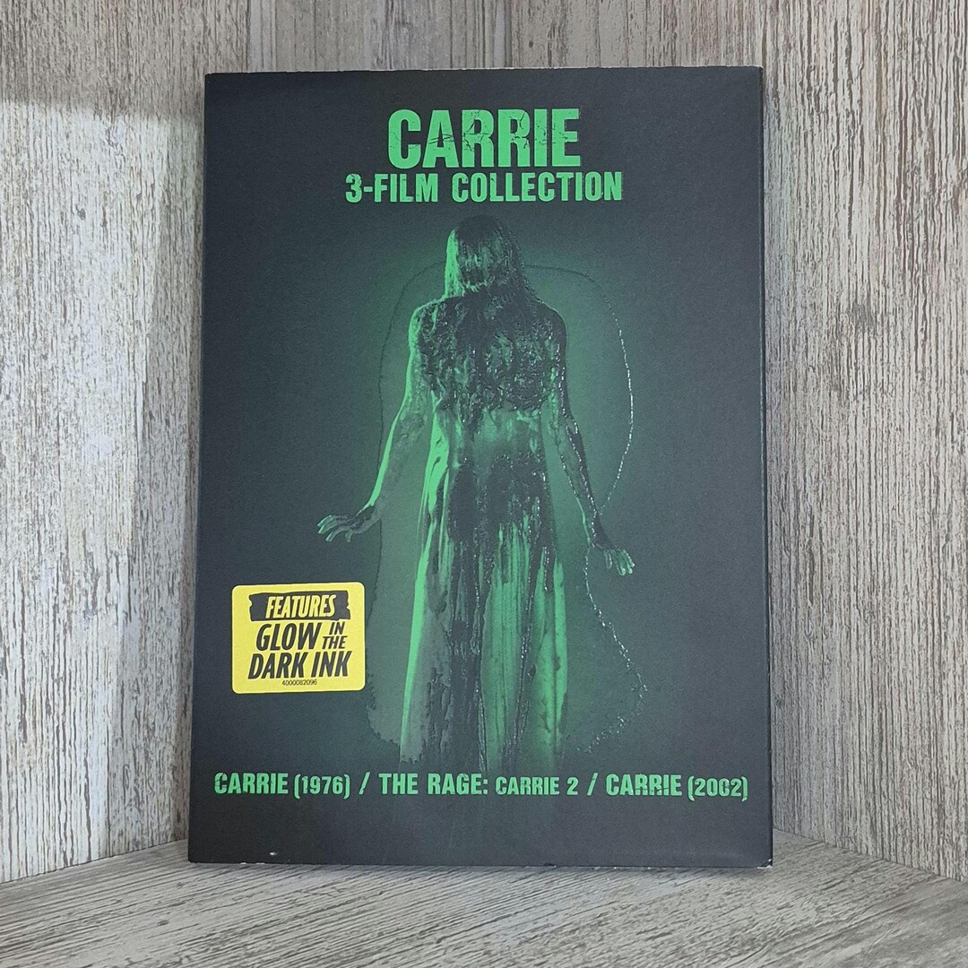 CARRIE 3 Film New DVD Collection Glow in the Dark Art Horror Movie ...