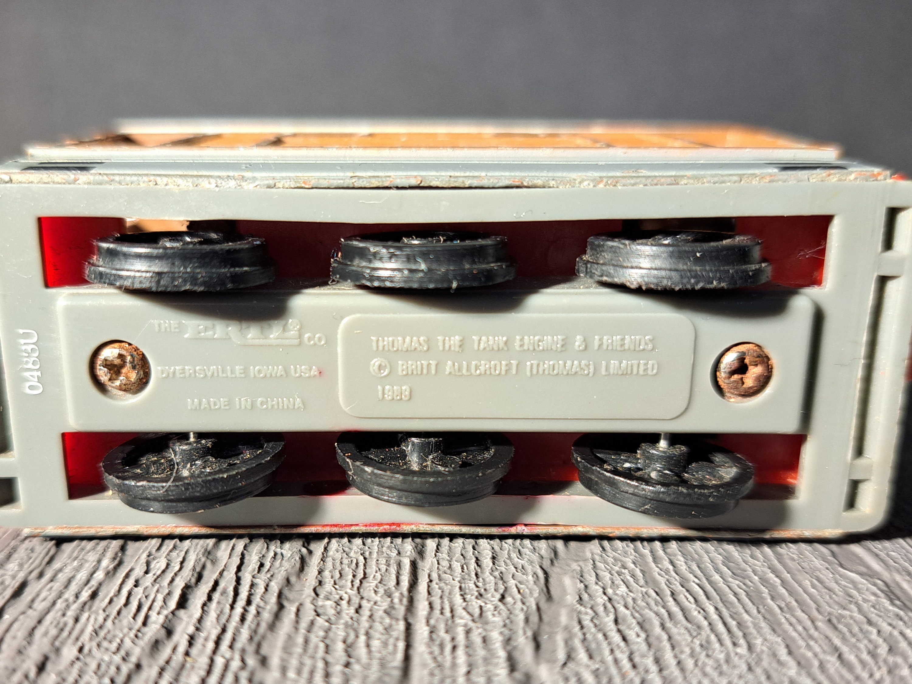 TOBY 7 Thomas Train Tank Engine Railway ERTL 1989 Vintage Diecast Toby ...