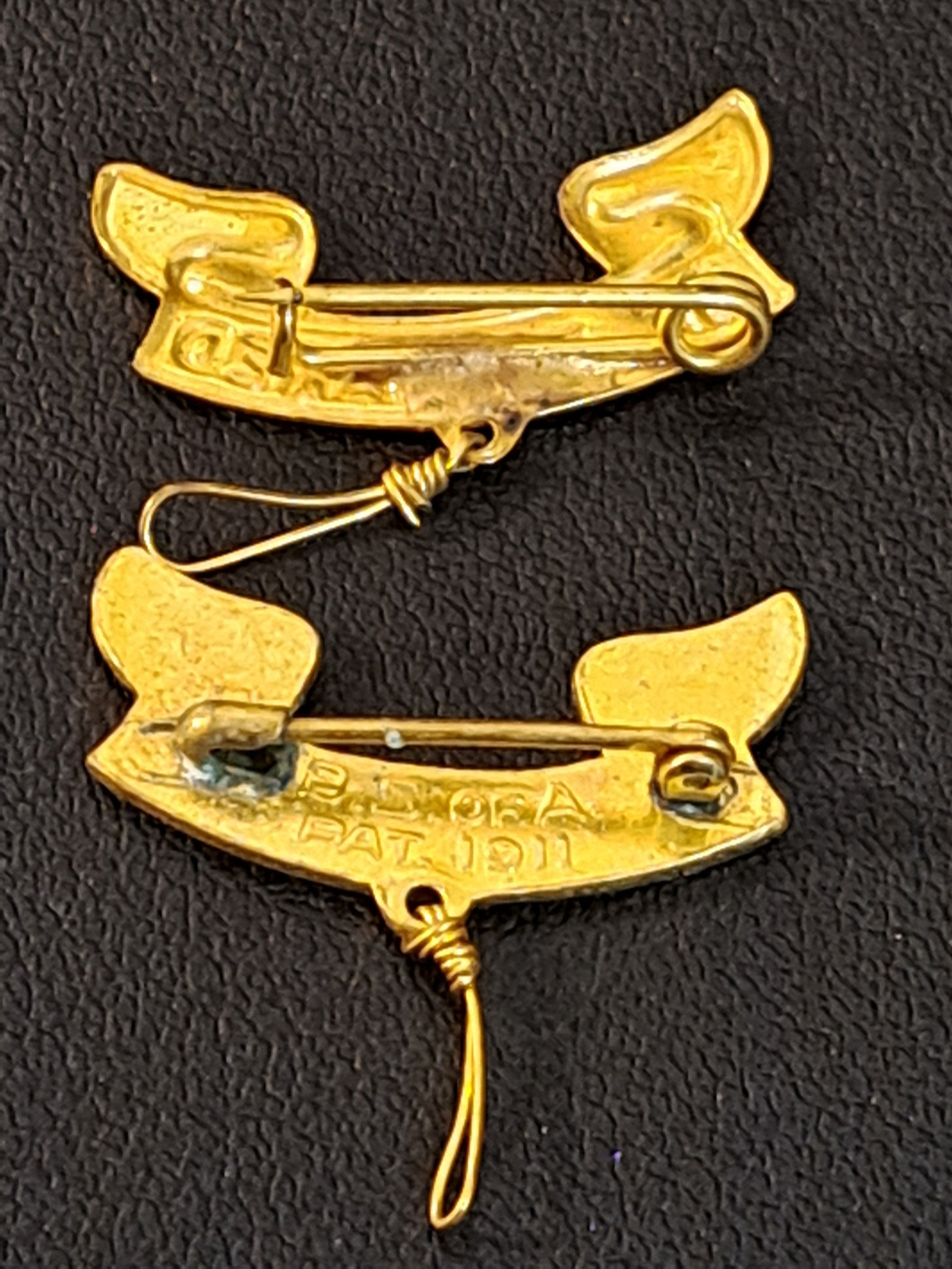 Boy Scouts of AMERICA Vintage Lot Pat 1911 EAGLE Fleur De Lis & 2 Be ...