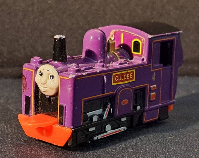 CULDEE Thomas Train ERTL Vintage 1995 Diecast Purple Tank Engine Culdee ...