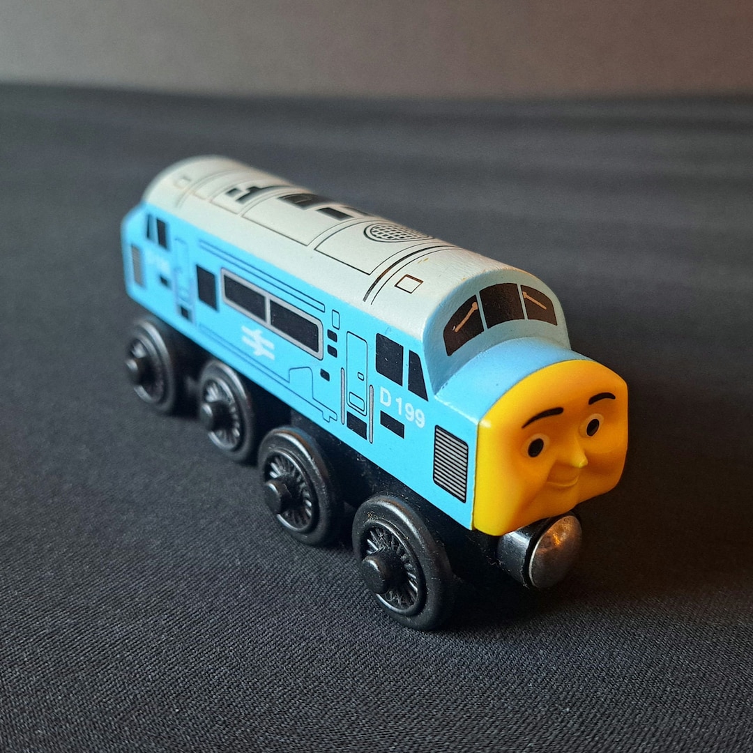 Rare D199 DIESEL Thomas & Friends 2003 Wooden Railway Retired Train ...