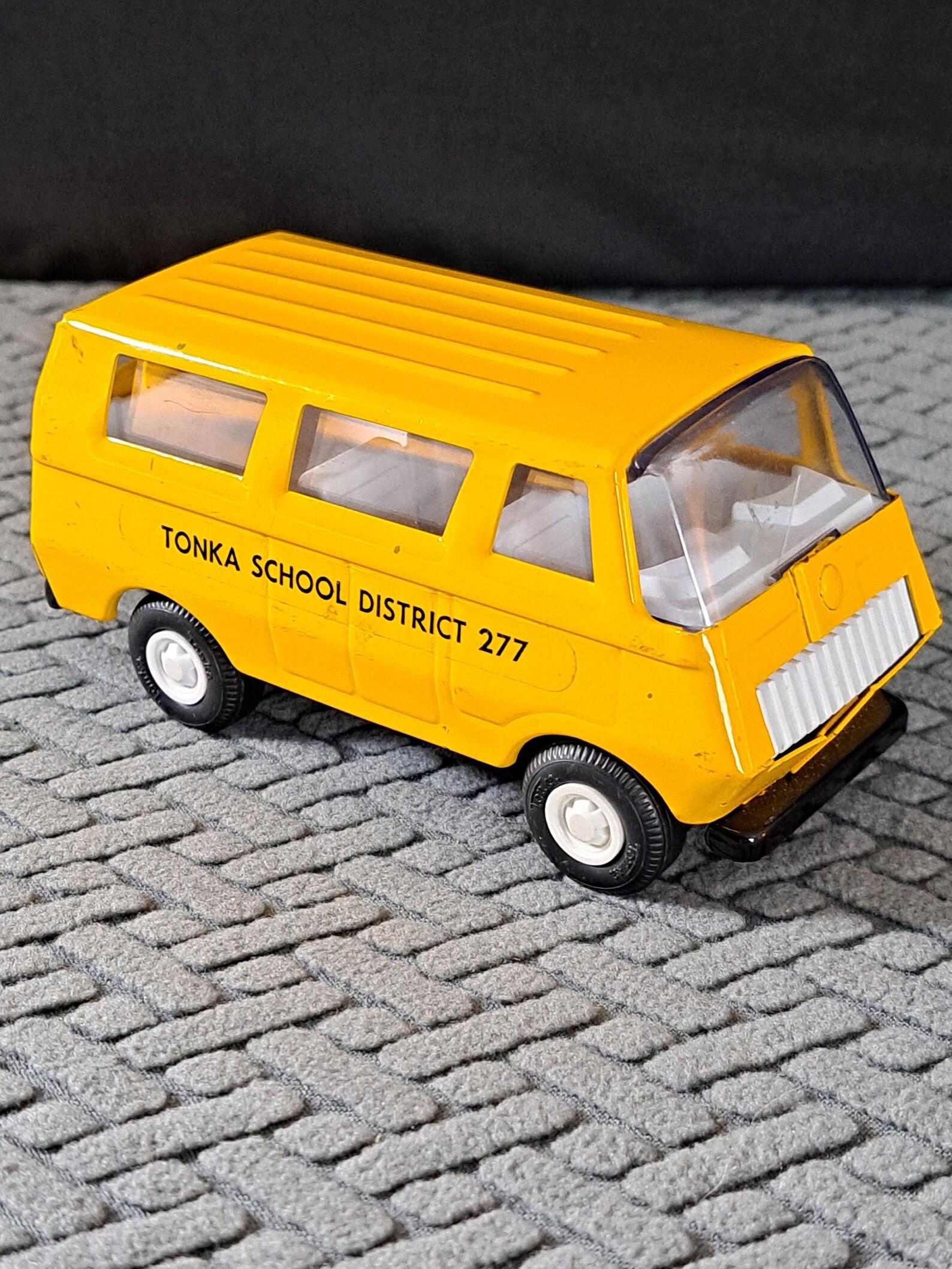 1970s TONKA Yellow School Bus District 277 Pressed Steel Tonka Toy Made ...
