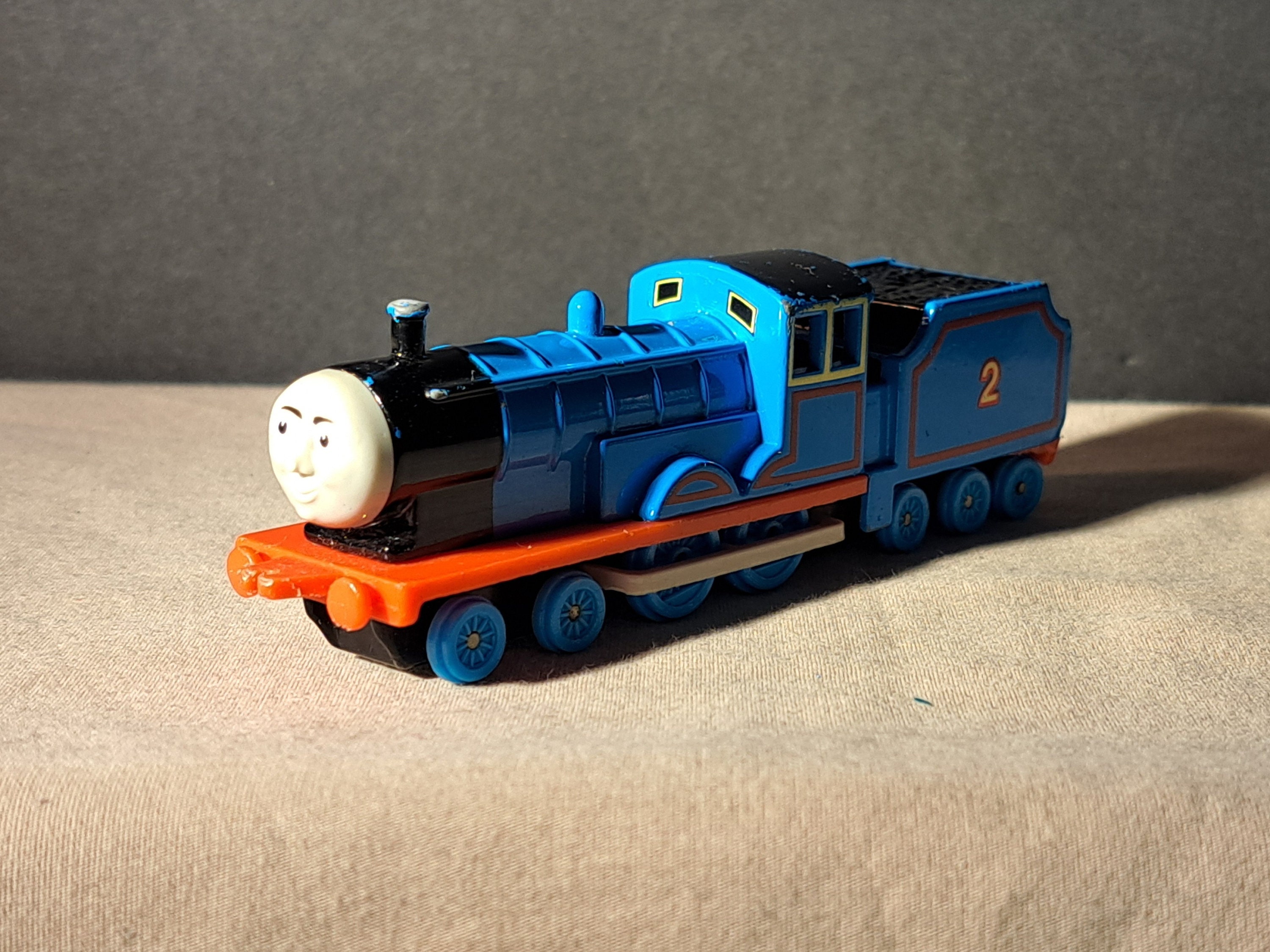 EDWARD 2 ERTL Thomas Train Diecast Engine Vintage 1989 Blue & Black ...