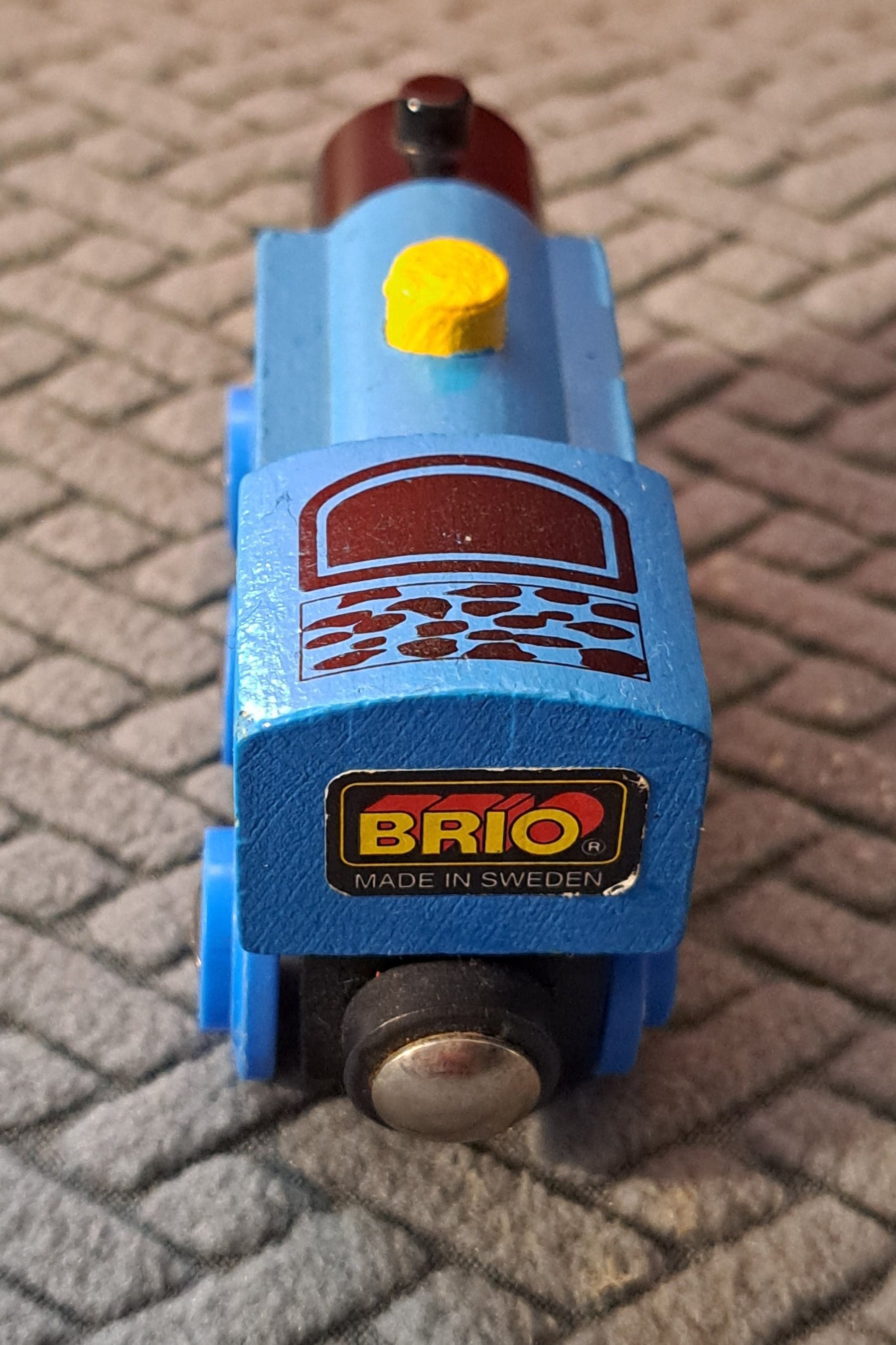 BRIO Blue Engine 33607 Train Vintage Wooden 2001 Excellent Used ...