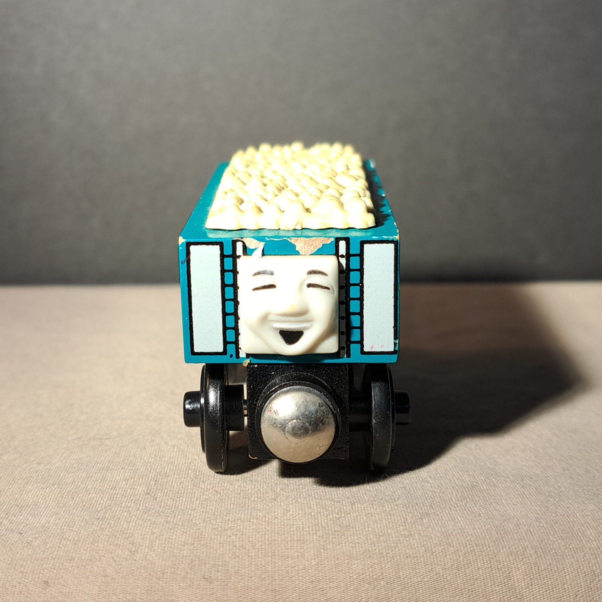 RICKETY Thomas Train Teal Wooden Railway Tank Engine Vintage Wood ...
