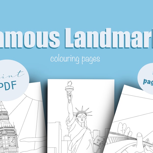 Famous Landmarks - Etsy