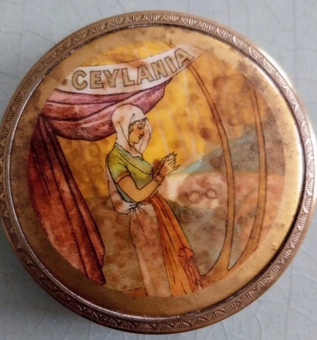 Antique Coty Powder Compact, Ceylania Model, 1930s. Paris - Etsy