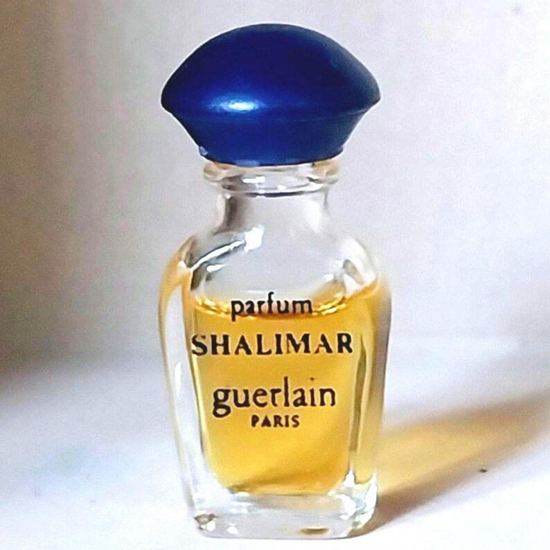 Guerlain Collection of Miniatures, Blue Caps, Dropper Bottles, Shalimar ...