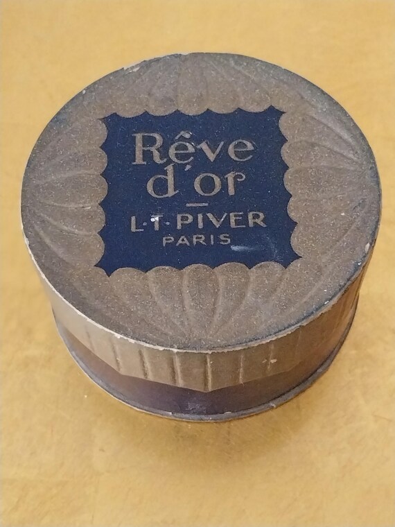 Boite à poudre ancienne Rêve d'or L. T. Piver, années… - Gem