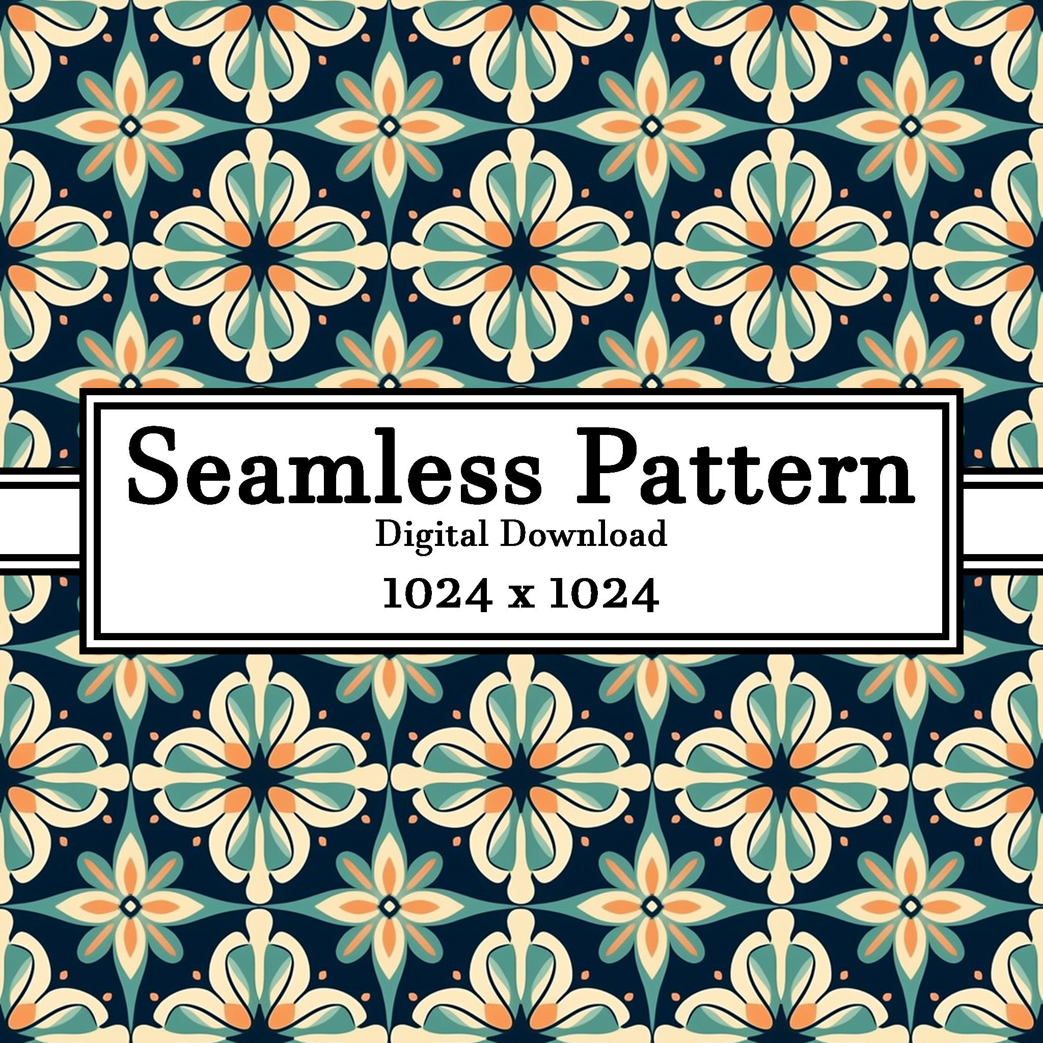 Art Deco Tiles Pattern Digital Download Seamless Background ...