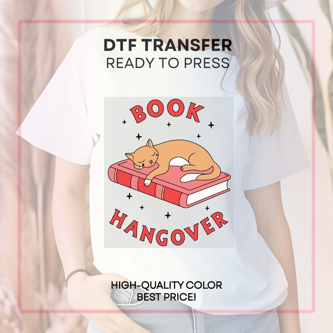 Buch Hangover | Buch DTF Transfer | Bücher Dtf | Bereit zum Pressen ...