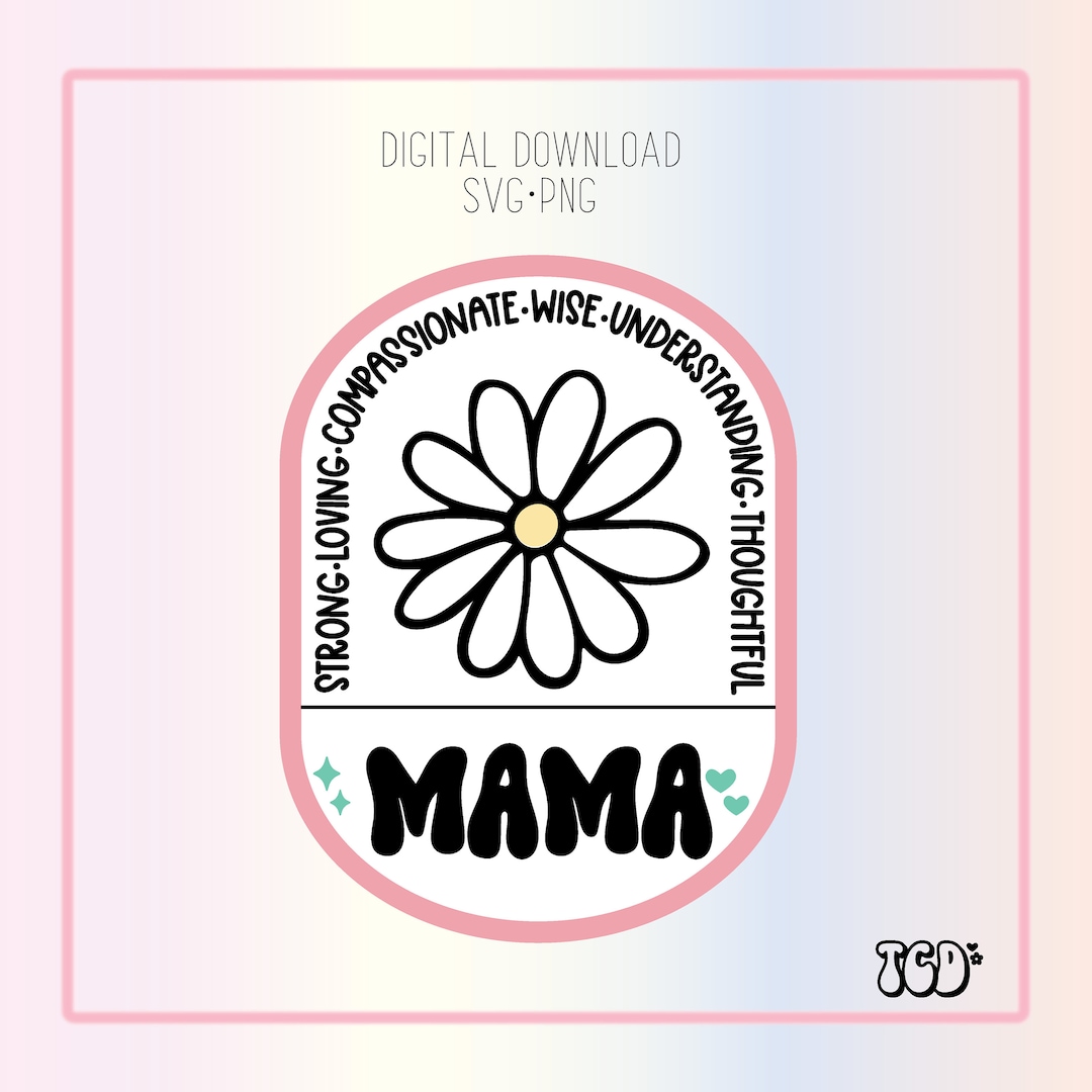 Mama Label Svg| Retro Mama Svg | Svg Files | Label Svg | UV DTF Files ...