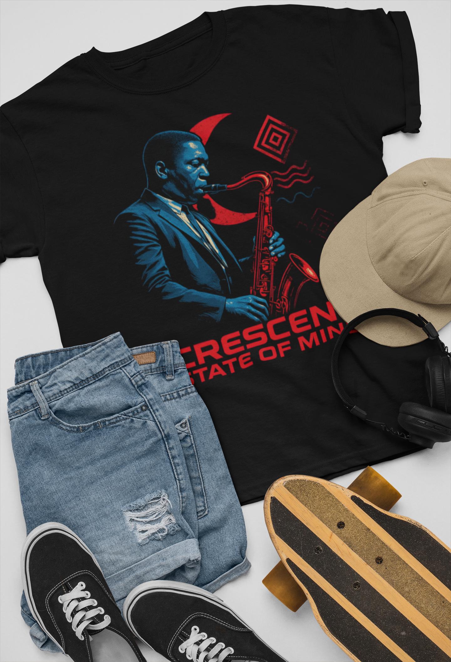 John Coltrane Crescent Tribute Tee | Tenor Sax Jazz Legend Shirt ...