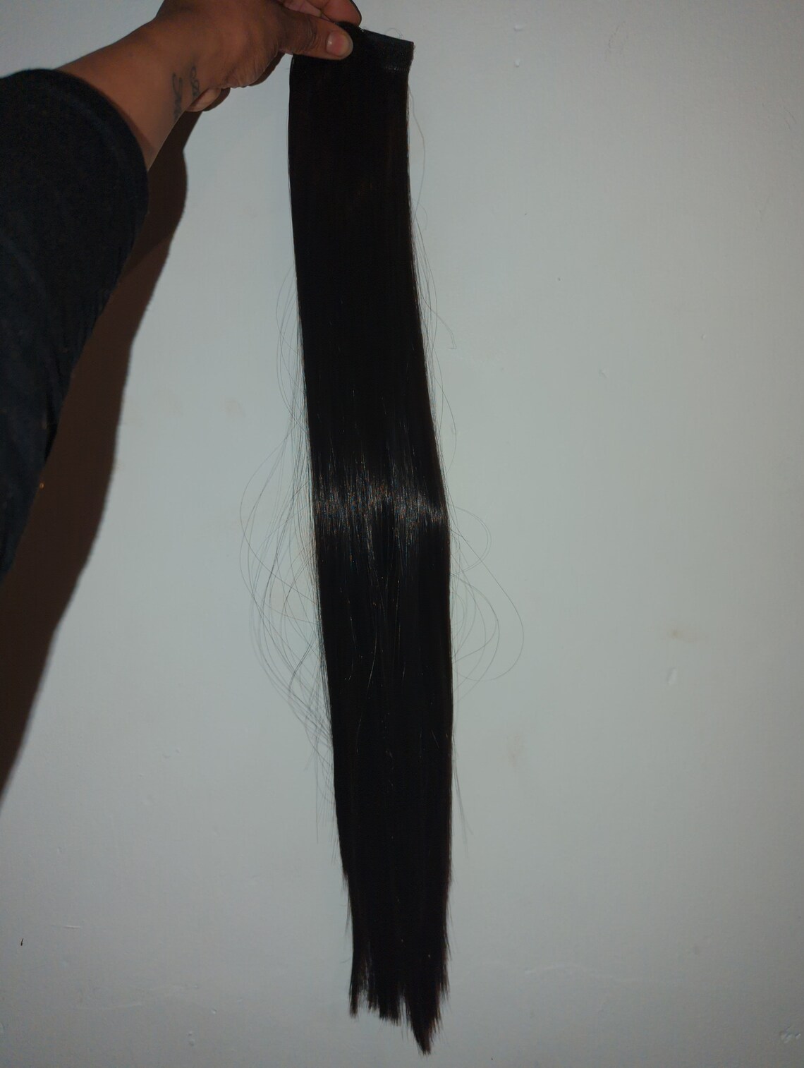 Silky Straight Synthetic Velcro Ponytail - Etsy