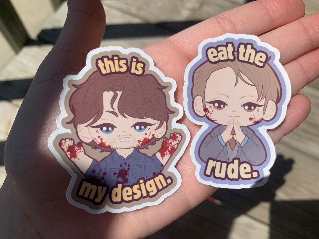 Nbc Hannibal and Will Graham Stickers - Etsy