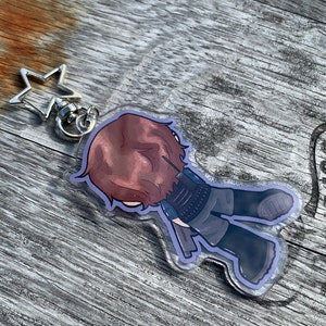 Leon Kennedy Resident Evil: Death Island - Acrylic Keychain - Etsy