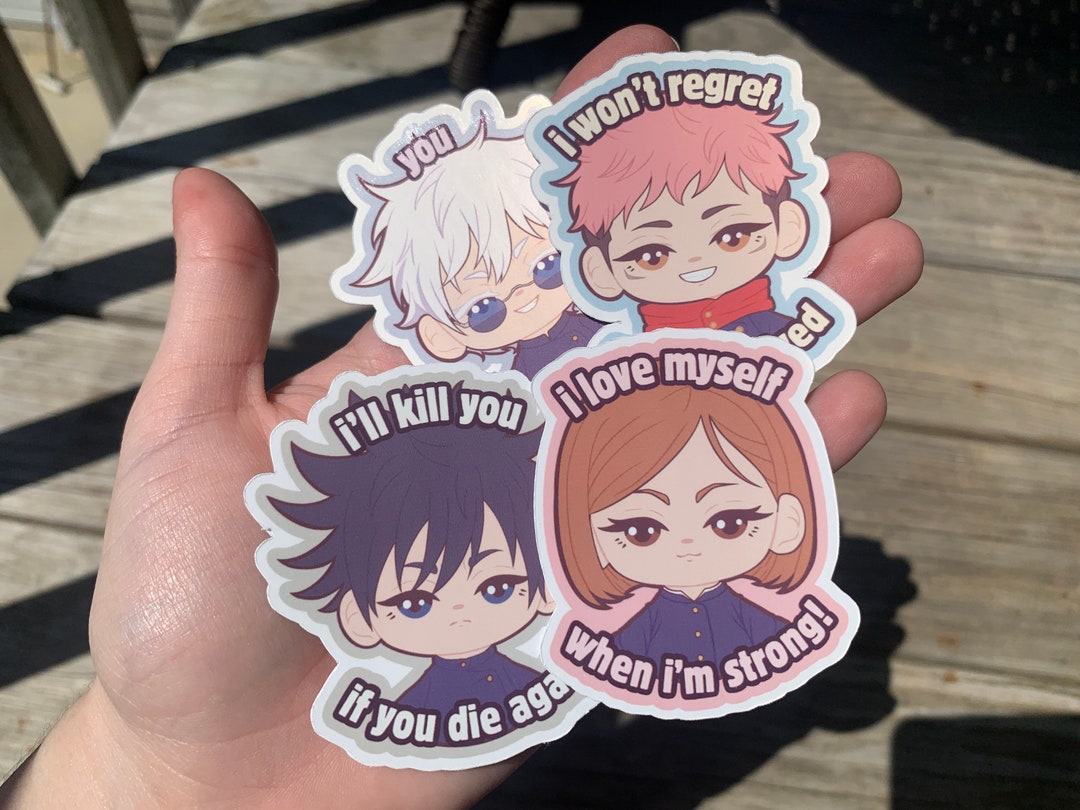 Jujutsu Kaisen Stickers - Etsy