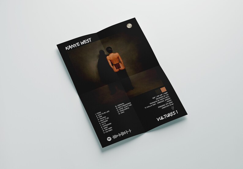 Kanye West | "vultures 1" | Hip-hop Posters | Album Cover Poster ...