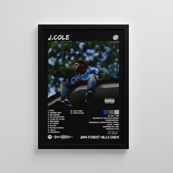 J Cole Album Poster - Etsy