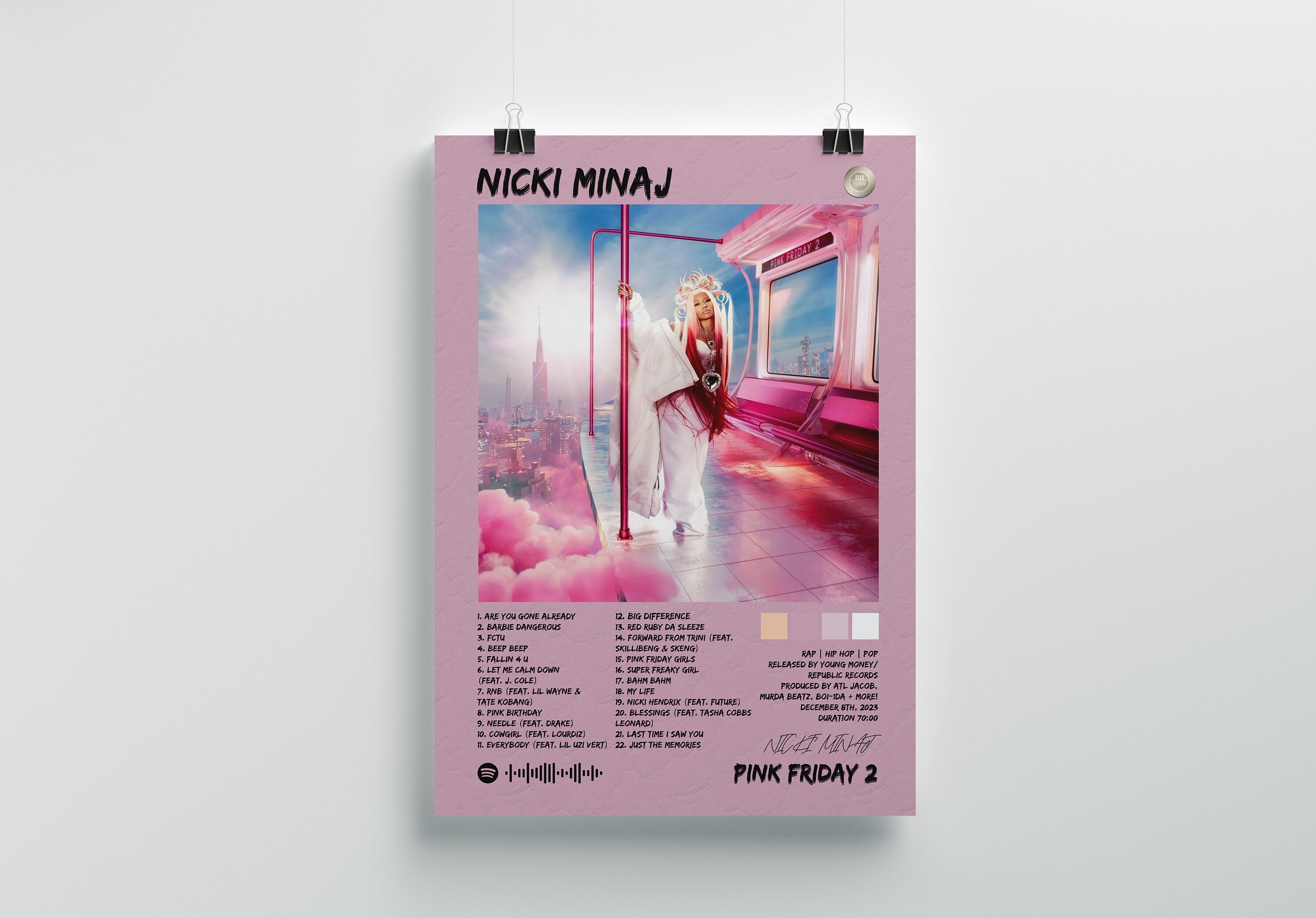 Frameless | Nicki Minaj | "Pink Friday 2" | Nicki Minaj | Album Cover ...