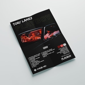 Tory Lanez | "playboy" | Tory Lanez Posters | Album Cover Poster ...
