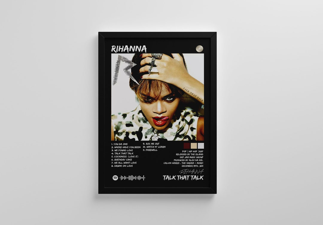 Rihanna | Talk That Talk | Rihanna Posters | Album Cover Poster | Album ...